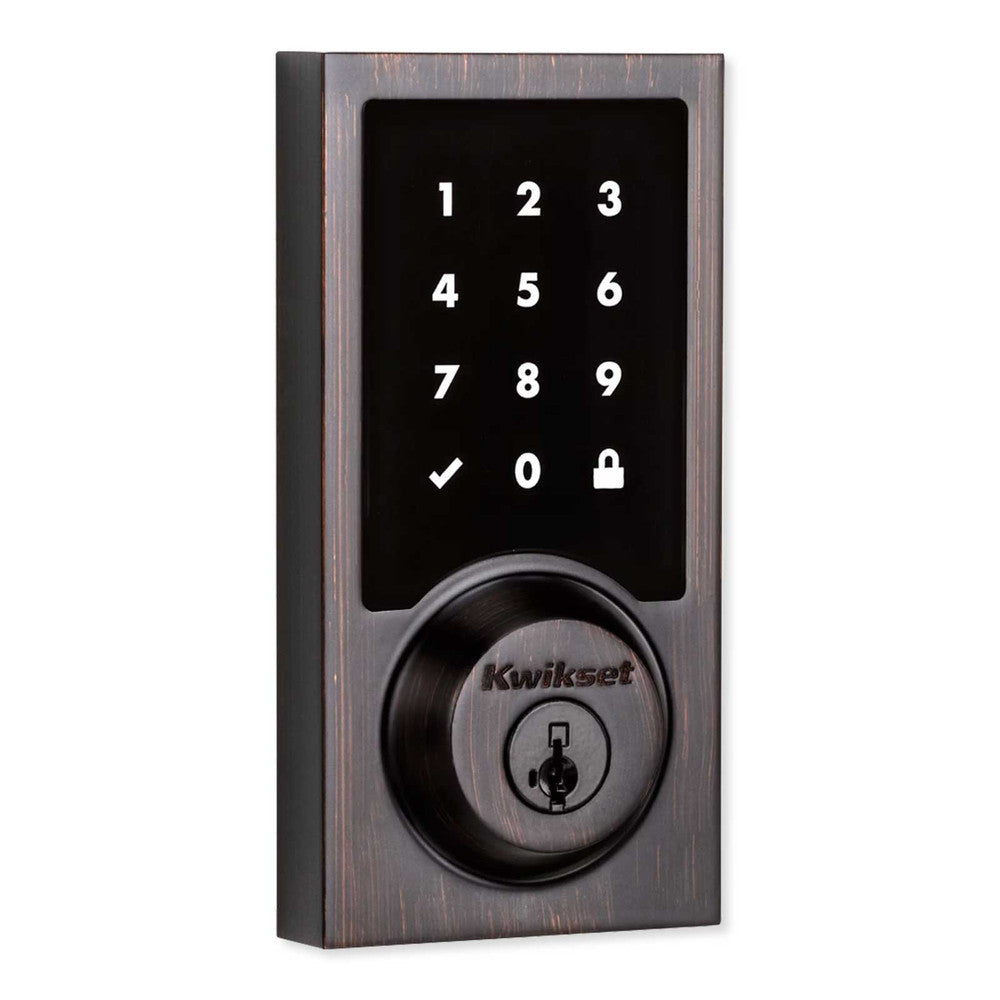 Kwikset SmartCode 916 Z-Wave Plus Contemporary Touchscreen Deadbolt wi ...