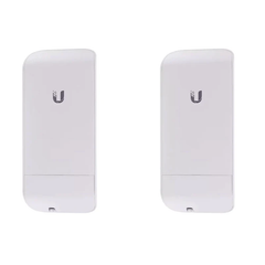 Ubiquiti LocoM5 X 2 Units Bridge Kit Complete Pre-Configured Nanostati ...